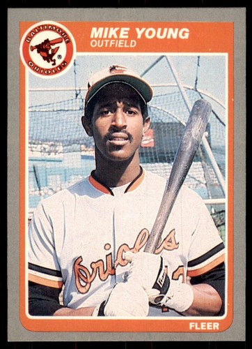 1985 Fleer Mike Young Baseball Cards #195 | eBay