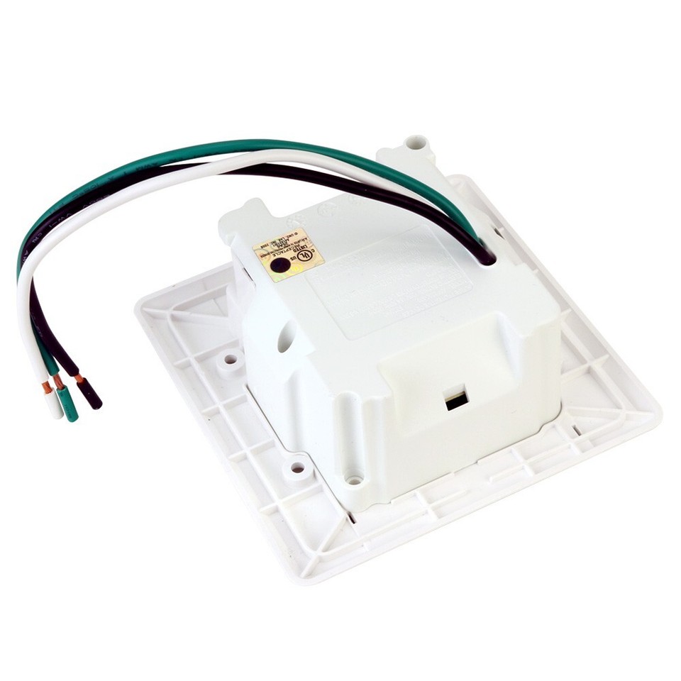 Element-Hz™ 1080 Joules In-Wall Surge Protector w/ Recessed Dual Outlet ...