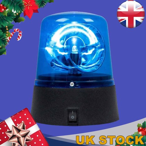 Novelty Light Blue LED Rotating Battery Operated Party Motorized ...