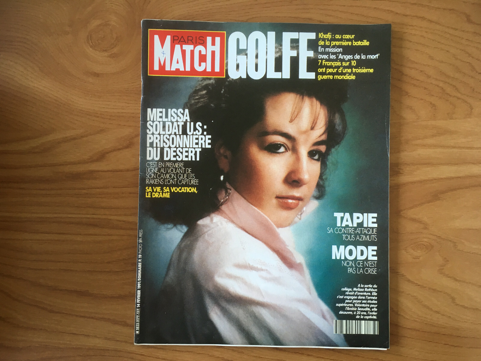 PARIS MATCH N°2177 14/02/1991 Melissa Rathbun Rock Voisine Depardieu ...