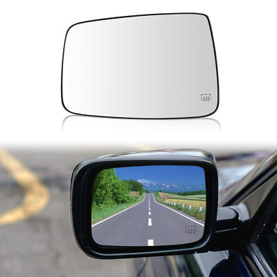 Left Driver Side Exterior Mirror Glass W/ Power Heated For Dodge Ram ...