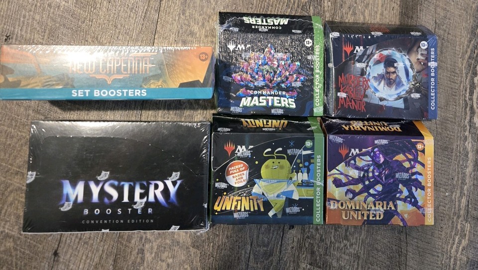 Wizards of the Coast Magic: The Gathering Commander Masters Box - 4 ...