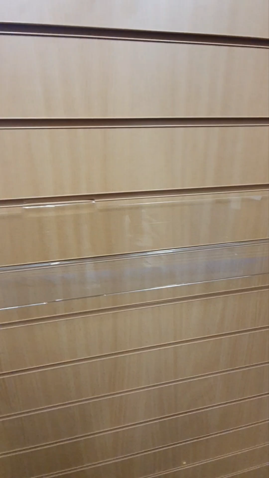 Budget Acrylic Slatwall Greeting Card Display Rack Gift / Card Shop ...