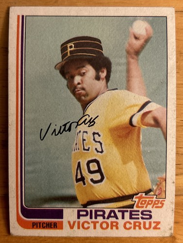 1982 Topps Victor Cruz Baseball Card #263 Pirates Pitcher Low-Grade ...
