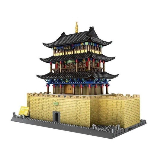 Building Blocks Architecture MOC City Set China Jiayuguan Bricks Kids ...