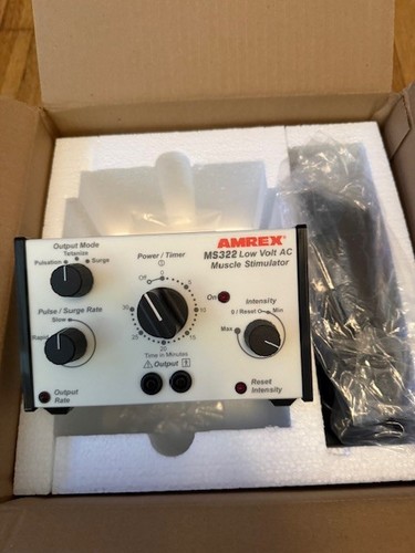 Amrex MS 322 Low Volt AC Muscle Stimulator Unit Tested Working Great ...