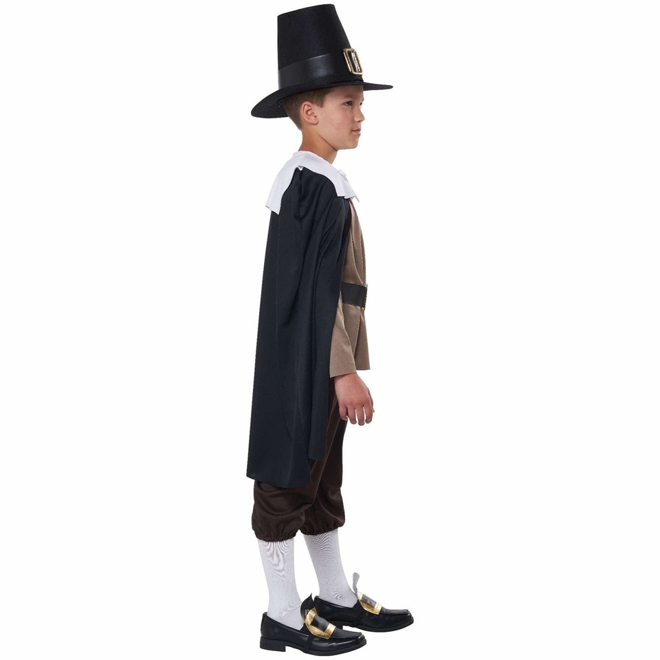 Mayflower Pilgrim Thanksgiving Colonial Pioneer Olden Day Child Boys ...