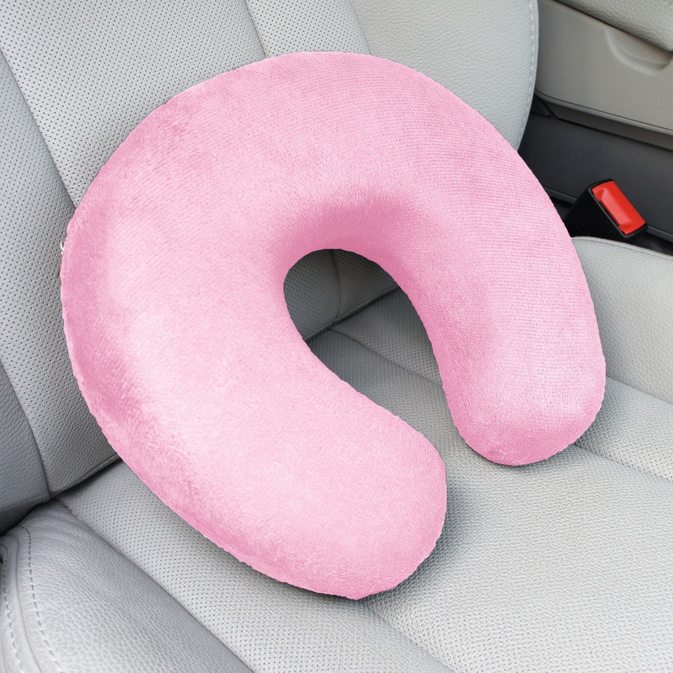 Memory Foam U Shaped Travel Pillow Neck Head Back Support Rest Cushion ...