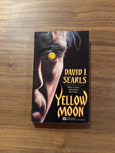 YELLOW MOON David J. Searls WARNER Horror 1ST PRINTING Paperback PB | eBay