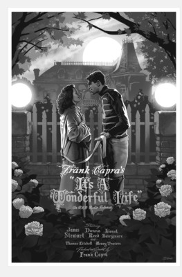 It's a Wonderful Life Frank Capra Variant Movie Poster Giclee Print ...