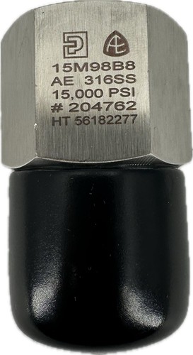 Parker Autoclave Engineers Connection 15M98B8 AE 316SS 15,000PSI 204762 ...