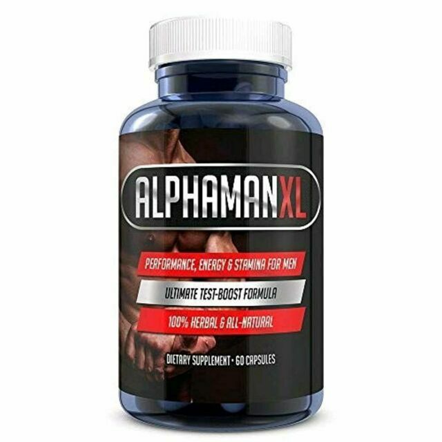 Nutrition Essentials AlphaMAN XL Male Sexual Enhancement Pills - 60 ...