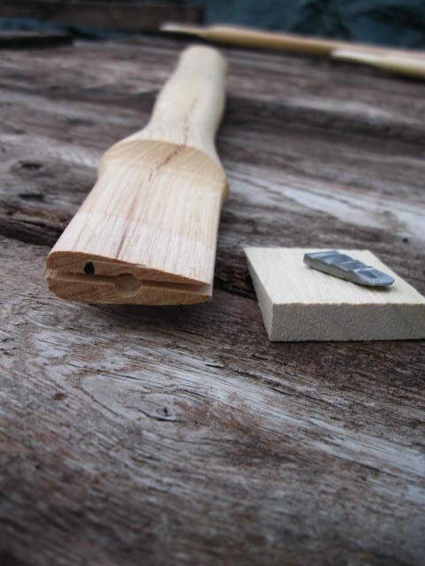 14" Hickory Straight Hatchet Handle. Half / Shingle / roofers / lath ...