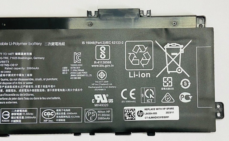 Genuine PV03XL PP03XL Battery HP Pavilion 13 14 x360 Series Notebook ...