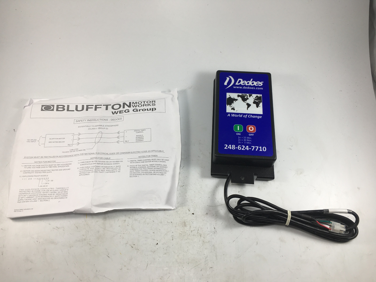 Dedoes A1 Paint Mixing Machine Motor Timer 910-9522-033 5938 223450929 ...