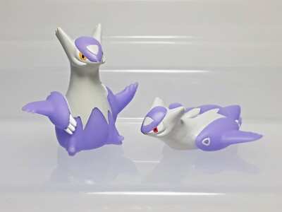 Mega Latios Latias Pokemon Figure Set (2) Bandai Kids Finger Puppet 0.9 ...