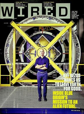 Wired Magazine November 2018 Jeff Bezos Wants Us To Leave Earth For ...