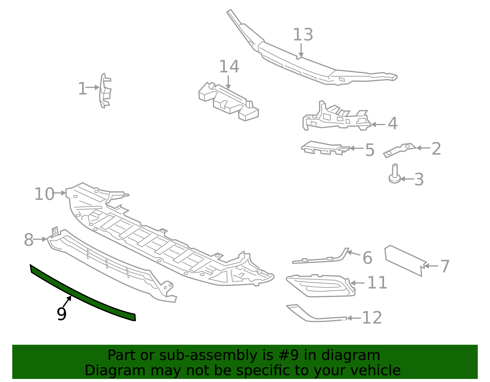 Volvo+32260538+Grille+Seal for sale online | eBay