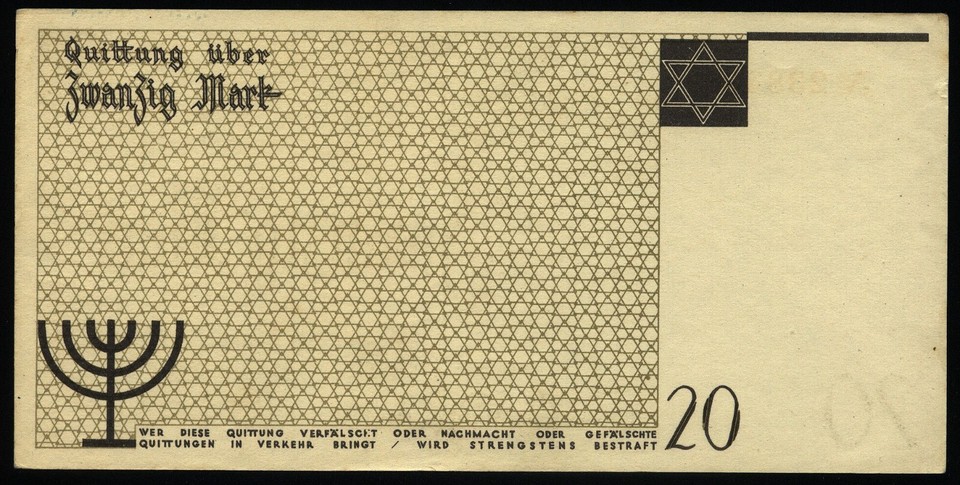 20 Mark Poland Litzmannstadt Lodz Ghetto 1940 aUNC | eBay