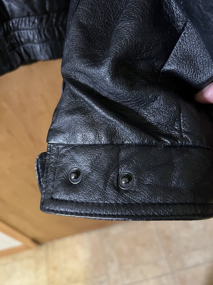 Saddlery Leather Jacket . Size XL. Shell: Genuine Leather. | eBay