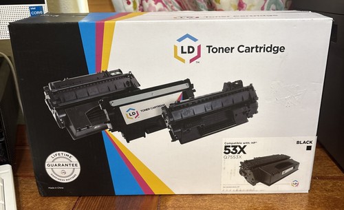 LD Products Toner Cartridge Compatible with HP 53X Q7553X High Yield ...