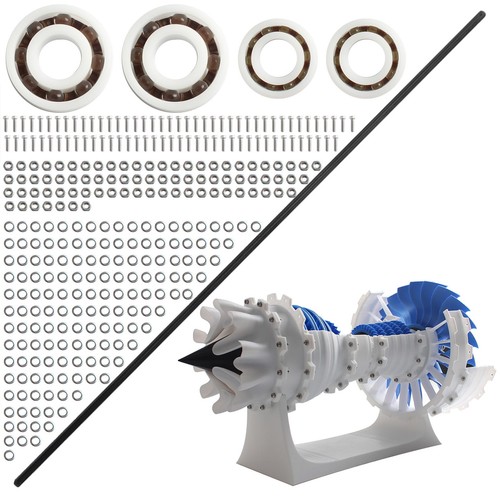 3D Printer - Jet Engine Model Components Kit: High Quality STEM ...