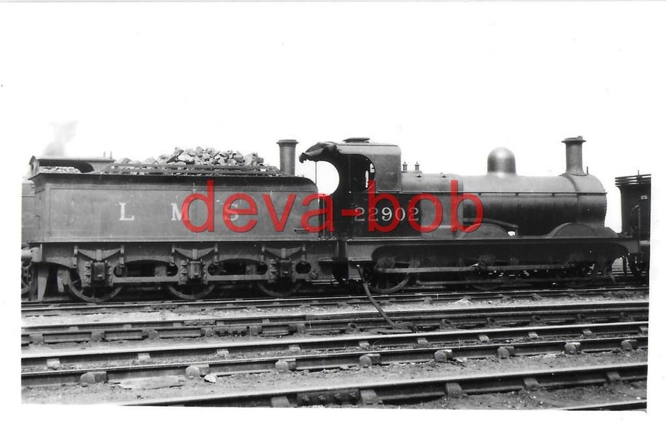 Railway Photo LMS 2F 22902 Midland Johnson 1142 Class 0-6-0 Loco | eBay