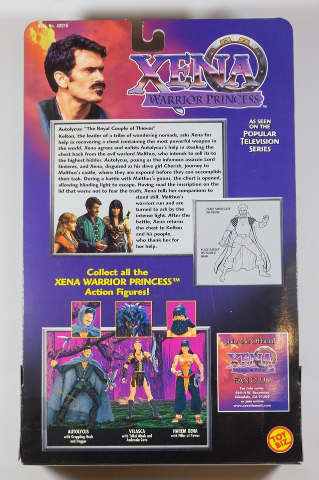Xena Autolycus Bruce Campbell Action Figure Toy Biz 1998 | eBay