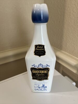9.5 Inch Vandermint Liqueur Minted Chocolate Ceramic Bottle | eBay