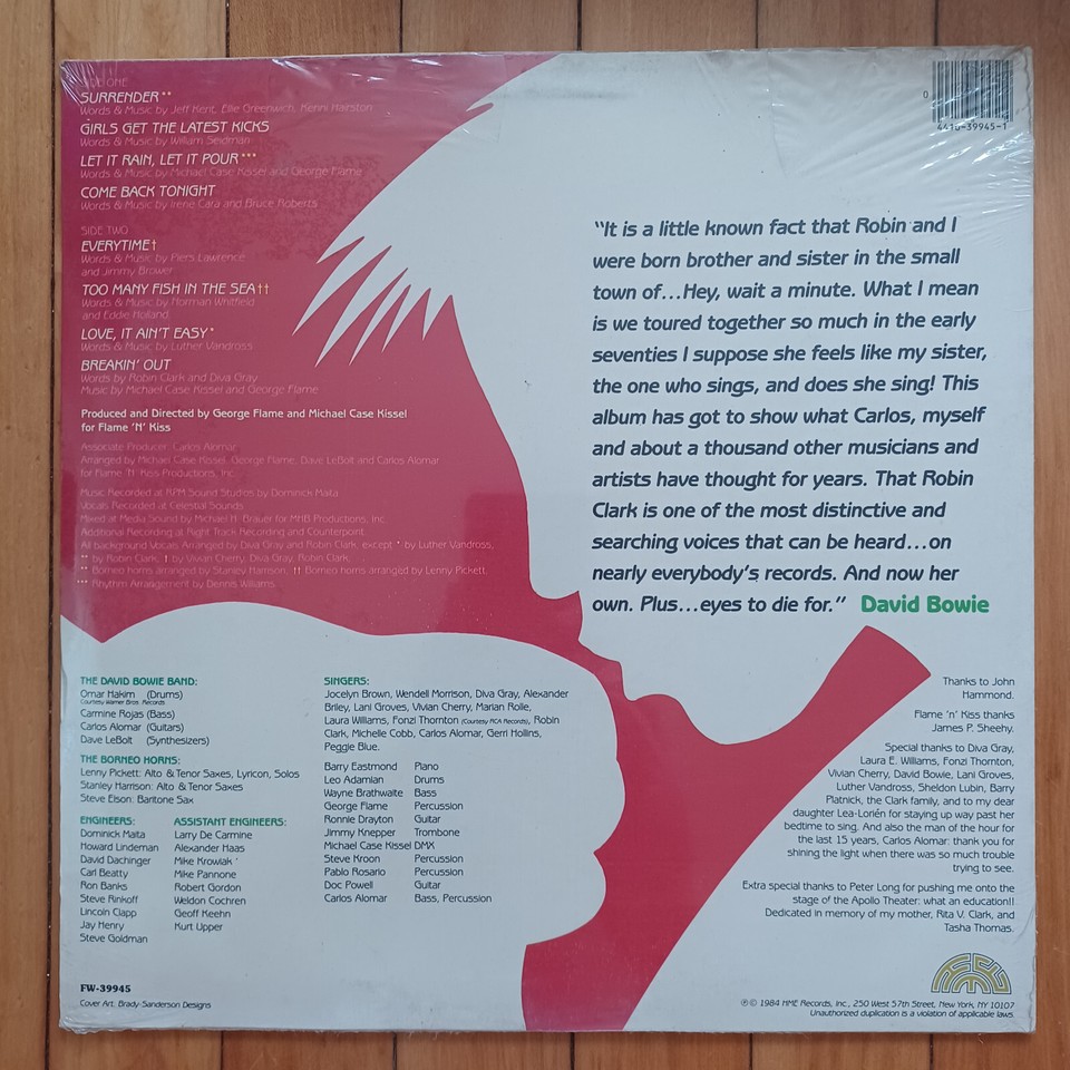 ROBIN CLARK Surrender Vinyl LP Record SEALED synth pop soul funk david ...