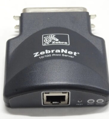 Zebra ZebraNet 10/100 Print Server P1032710-001 Fast Ethernet Parallel ...