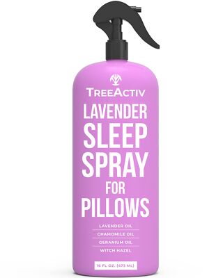 TreeActiv Sleep Spray 16 oz, Lavender Pillow Spray for Sleep Bedding ...