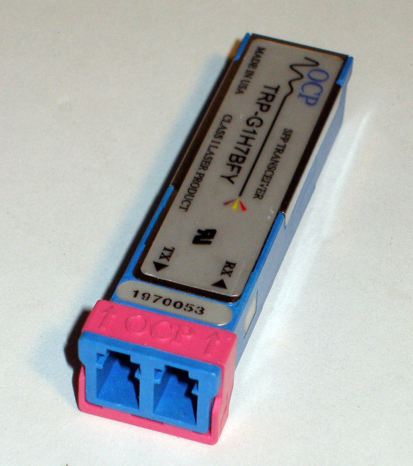 OCP TRP-G1 Gigabit SFP Duplex LC SM Fiber Transceiver 1550nm DFB 70km ...