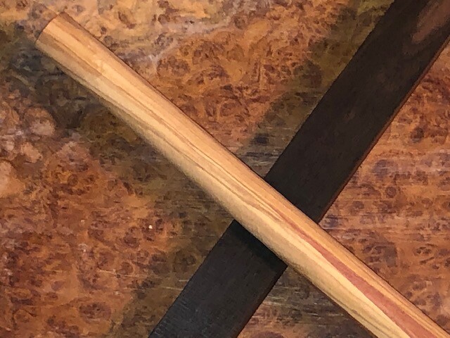 TNT Over Sized Full Splice Pool Cue Blank. Pau Rosa into Olivewood. | eBay