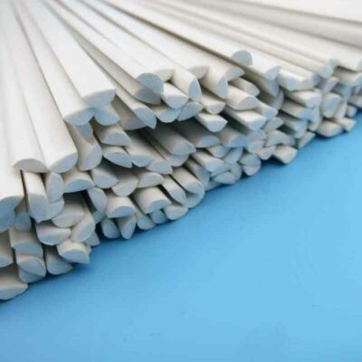 2mm-8mm ABS Half-Round Bar Styrene Plastic Strips Rods Plasticard ...