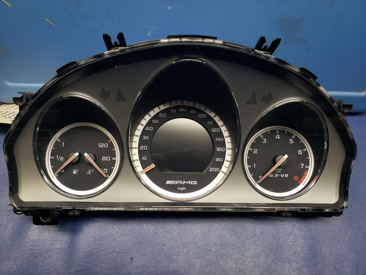 08-11 Mercedes Benz W204 C63 AMG Instrument Cluster Speedometer ...