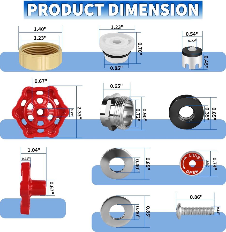 Outdoor Faucet Repair Kit ASSE 1019-A Vacuum Breaker outside Faucet ...