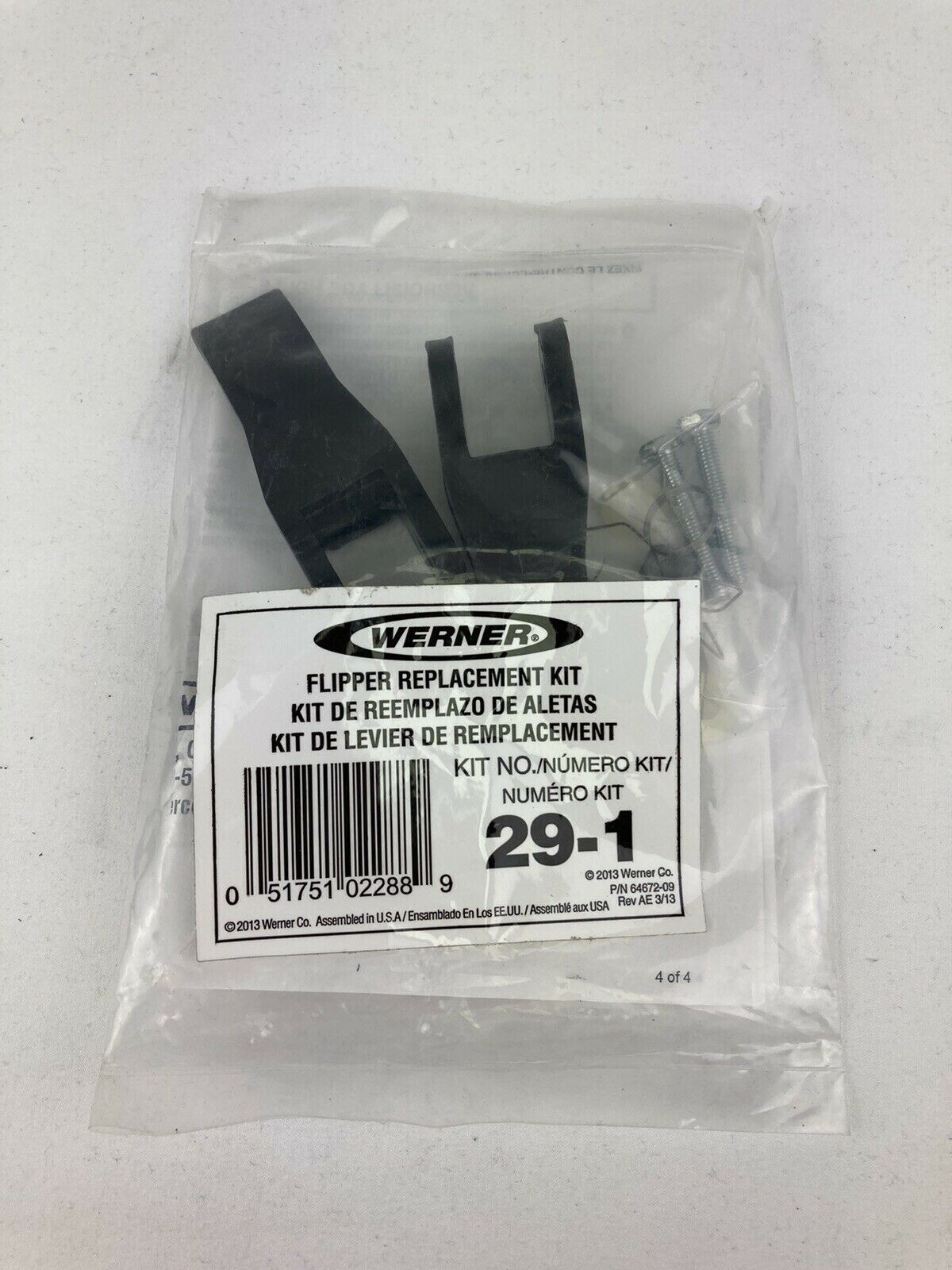 29-1 Replacement Flipper Kit Fits Werner Fiberglass & Aluminum ...