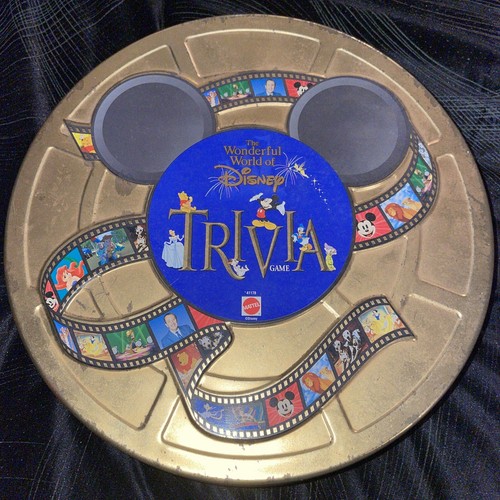 The Wonderful World Of Disney Trivia Board Game 1997 Complete Gold ...