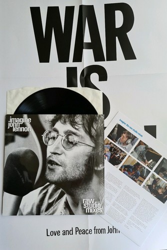 John Lennon RSD 2018 LP vinyl Imagine Raw Studio Mixes War Is Over ...