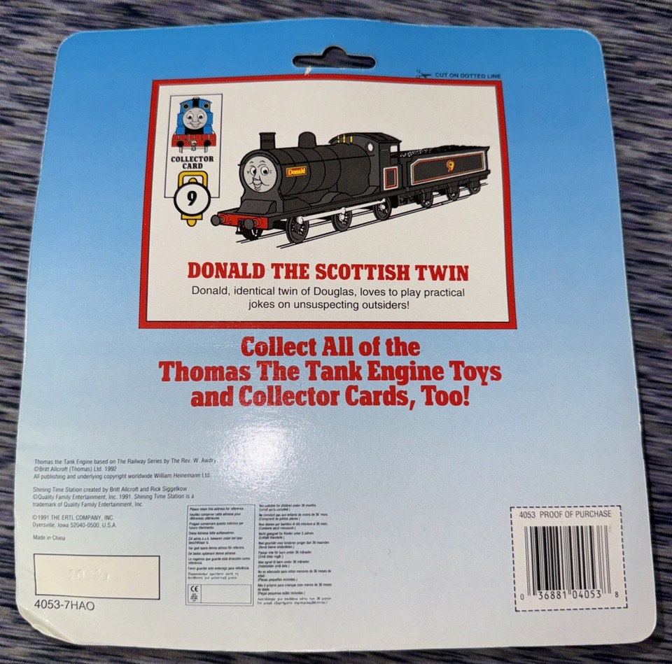 Donald the Scottish Twin Shining Time Station Thomas The Tank & Friends ...