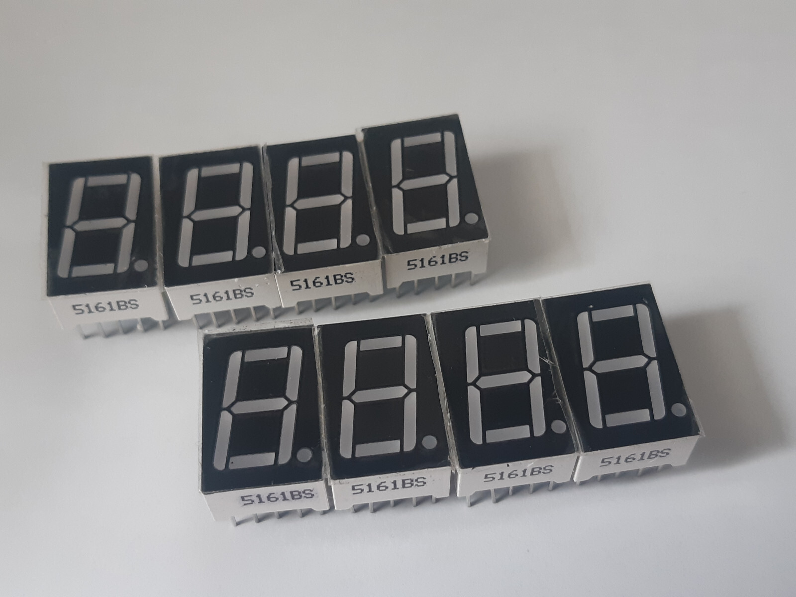 RED Led display 7 segment Common ANODE, 0.56inch 1 digit, 5161Bs | eBay