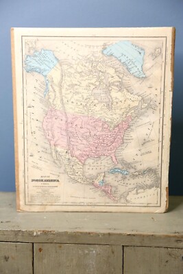 World Maps - Antique School Map