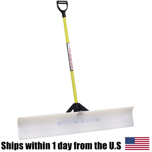 The Snow Plow 48" Wide Snow Shovel Push Plow Commercial Residential D ...