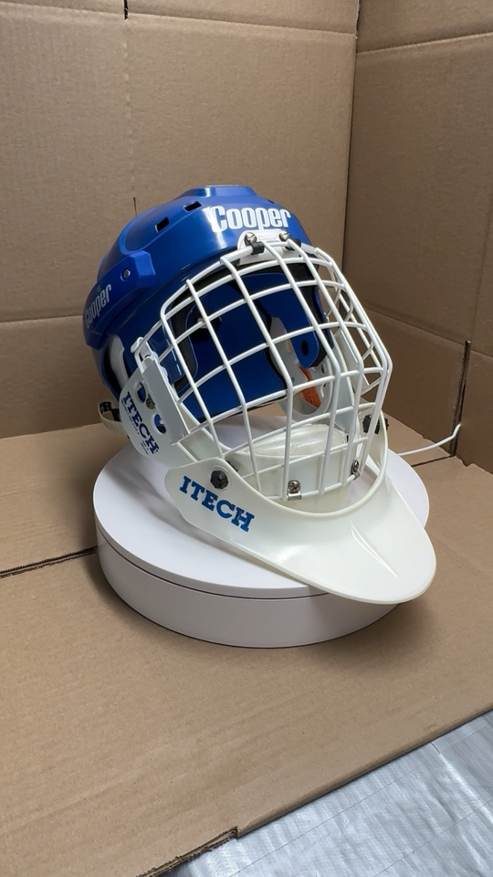 VINTAGE COOPER SK2000 GOALIE MASK LARGE RARE ITECH HOCKEY GOALIE HELMET ...