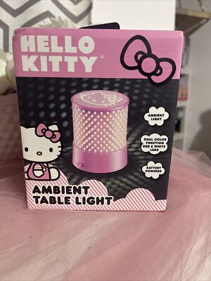 HELLO KITTY by SANRIO AMBIENT TABLE LIGHT DUAL COLOR FUNCTION RGB ...
