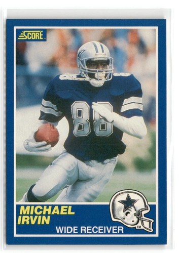 Michael Irvin 1989 Score #18 Rookie RC Dallas Cowboys HOF | eBay