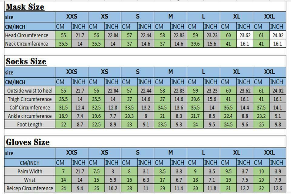 Rubber latex rubber headgear mask hood cosplay eyes closed S-XXL | eBay