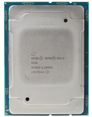 GOLD 5120 Intel Xeon Gold 5120 14-Core 2.20ghz 10.40GT/s UPI 19.25MB ...