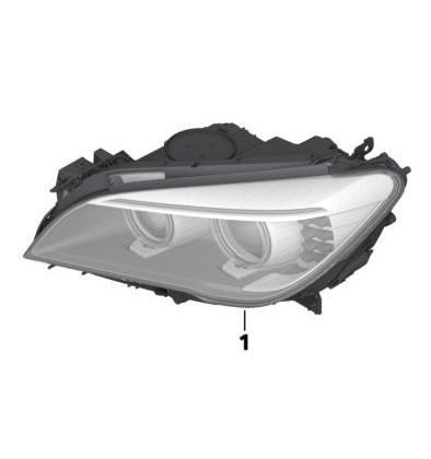 NEW BMW 7L F01 F02 F03 BI-XENON HEADLIGHT RIGHT 63117348502 7348502 OEM ...